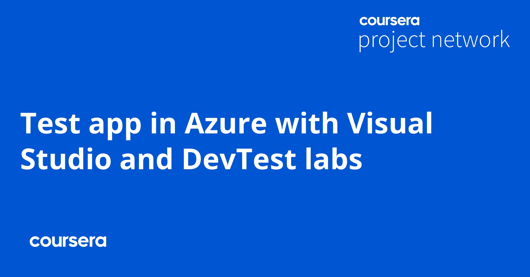 Test app in Azure with Visual Studio and DevTest labs - Coursya