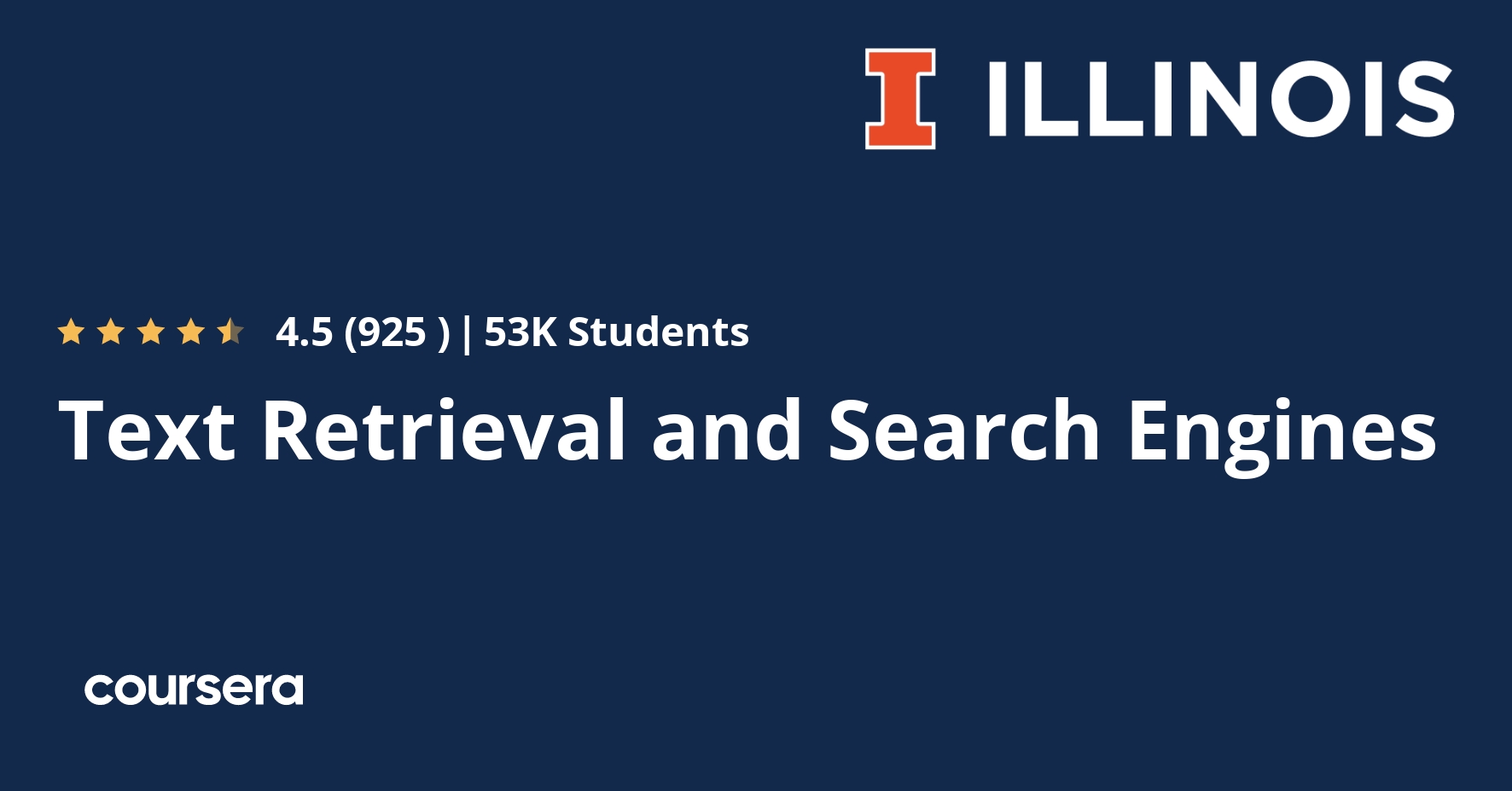 Text Retrieval and Search Engines - Coursya