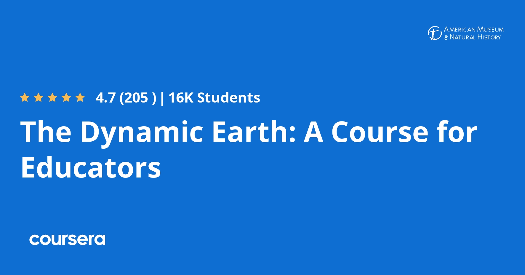 The Dynamic Earth: A Course for Educators - Coursya