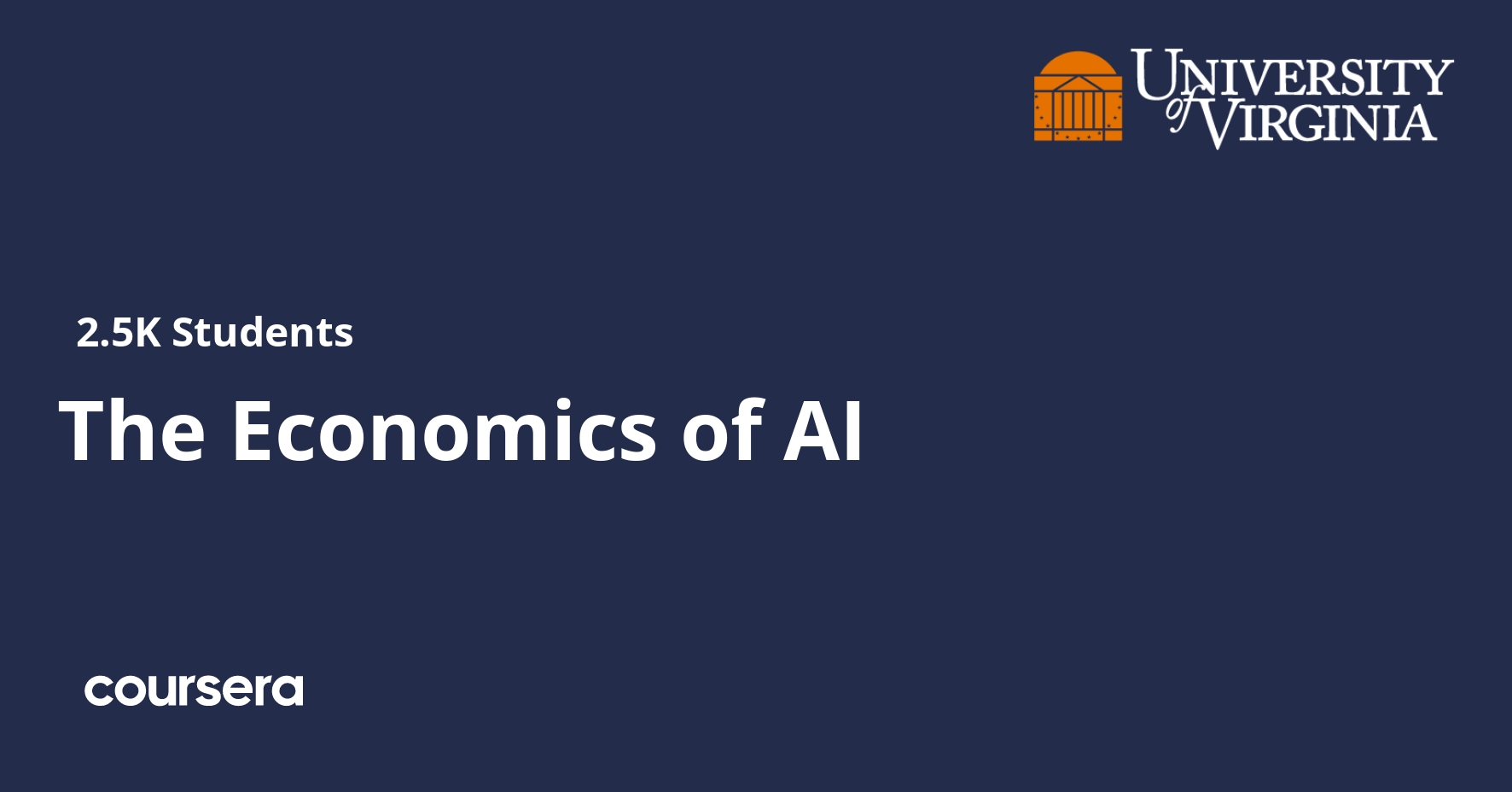 The Economics of AI - Coursya