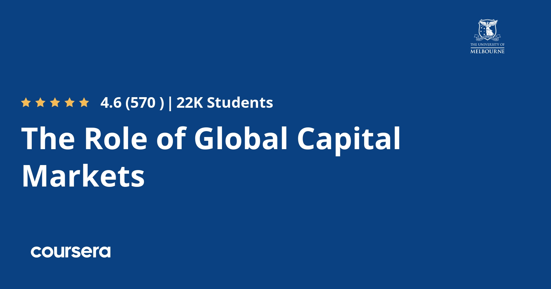 The Role of Global Capital Markets - Coursya