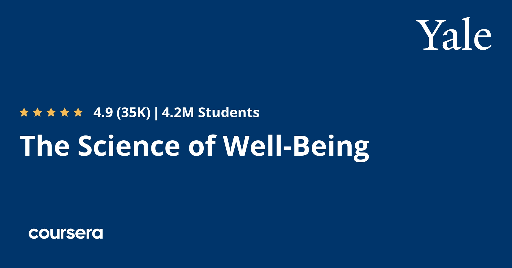 The Science of Well-Being - Coursya