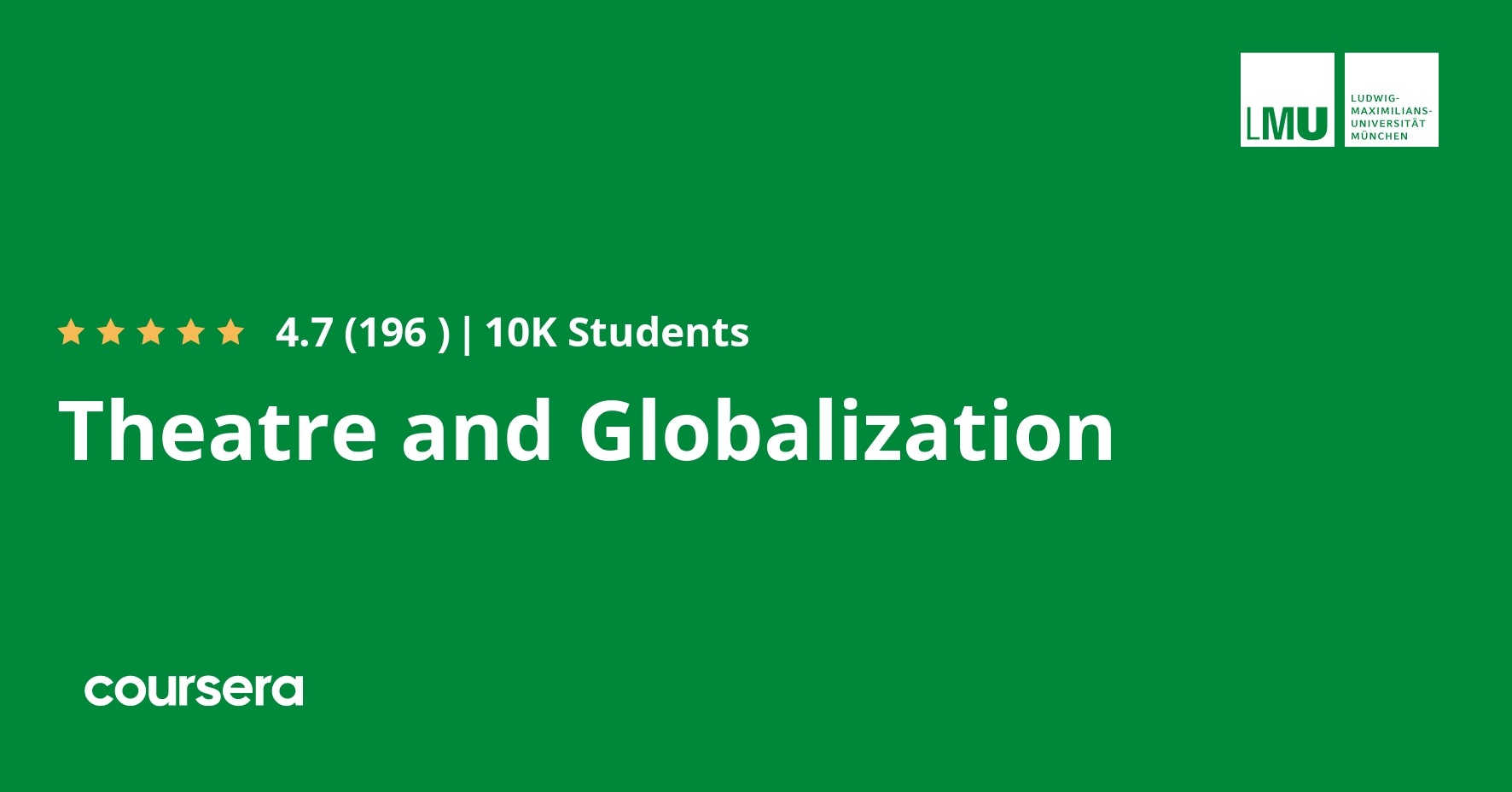 Theatre and Globalization - Coursya
