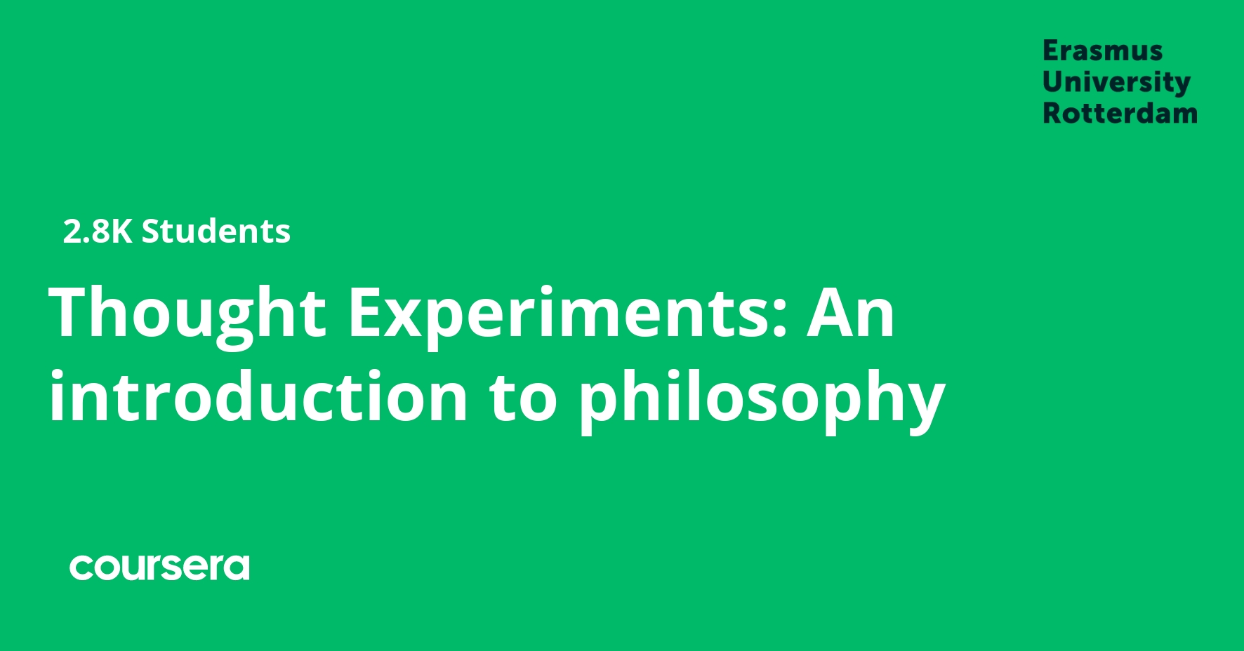 Thought Experiments: An introduction to philosophy - Coursya
