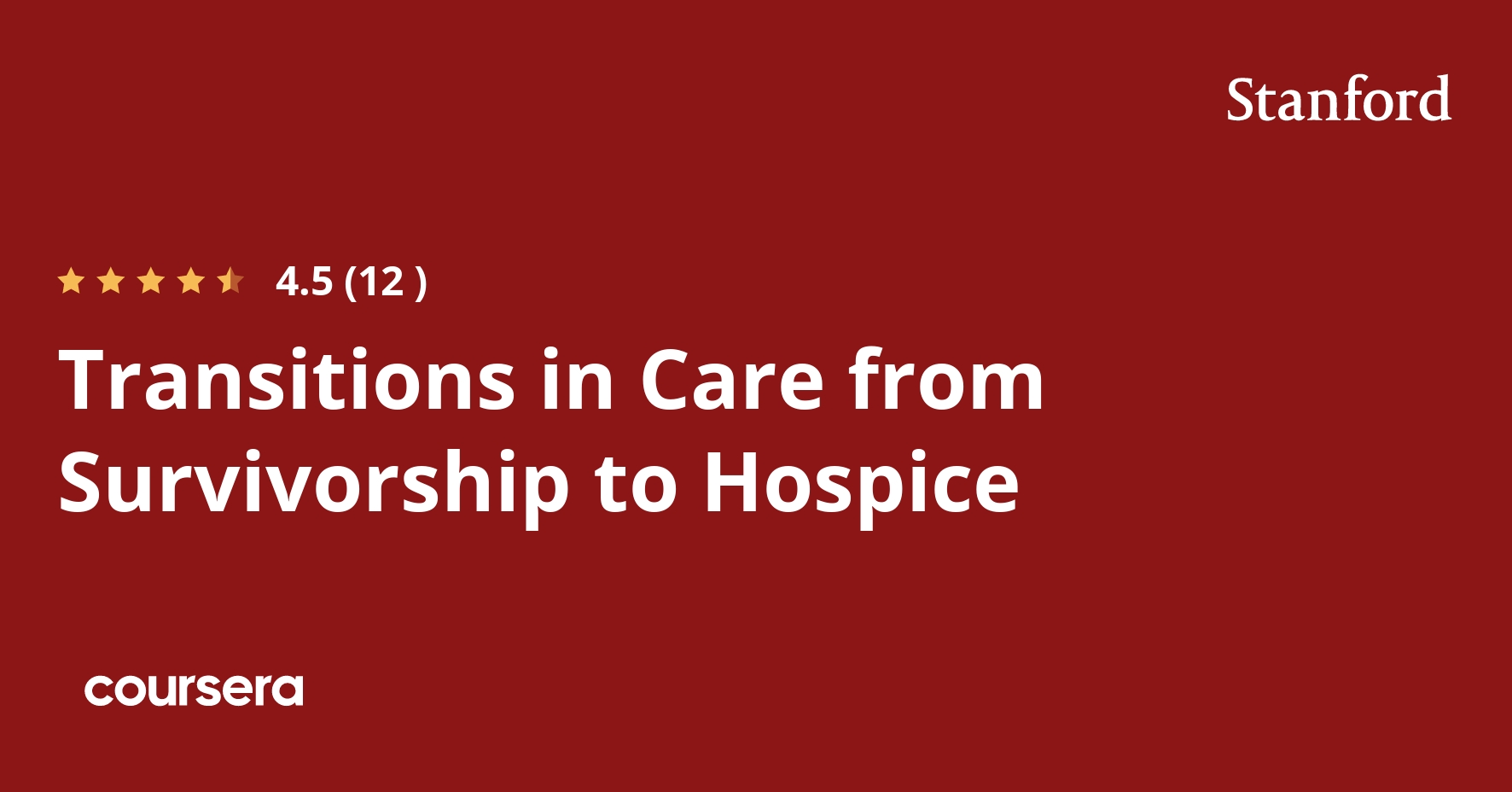 Transitions in Care from Survivorship to Hospice - Coursya