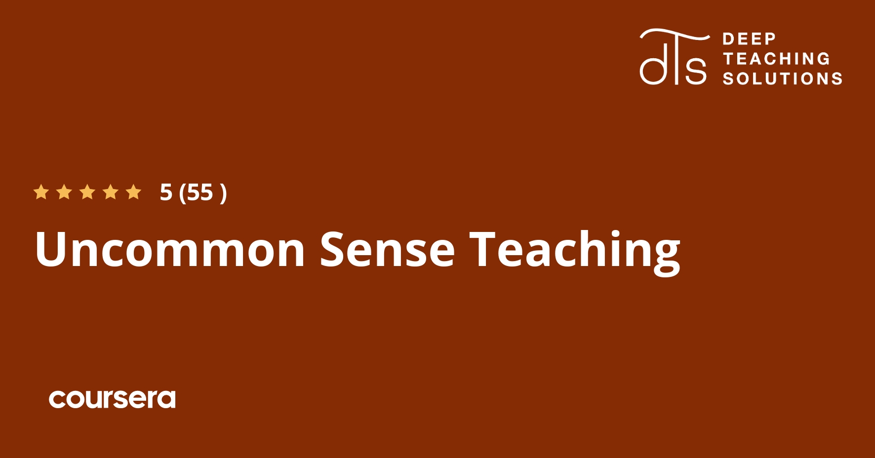 Uncommon Sense Teaching Specialization - Coursya