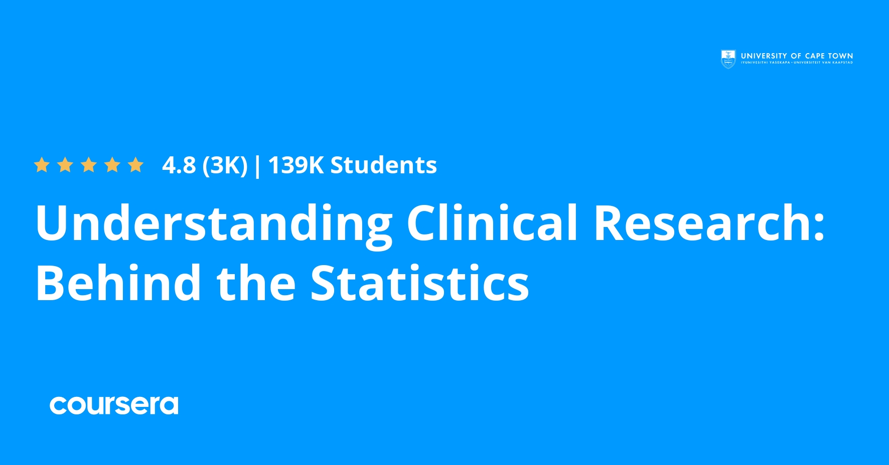 Understanding Clinical Research: Behind the Statistics - Coursya