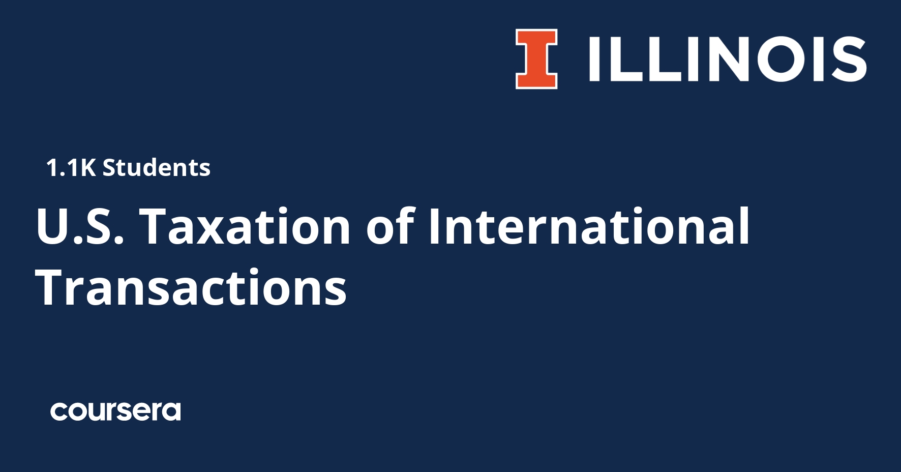 U.S. Taxation of International Transactions - Coursya
