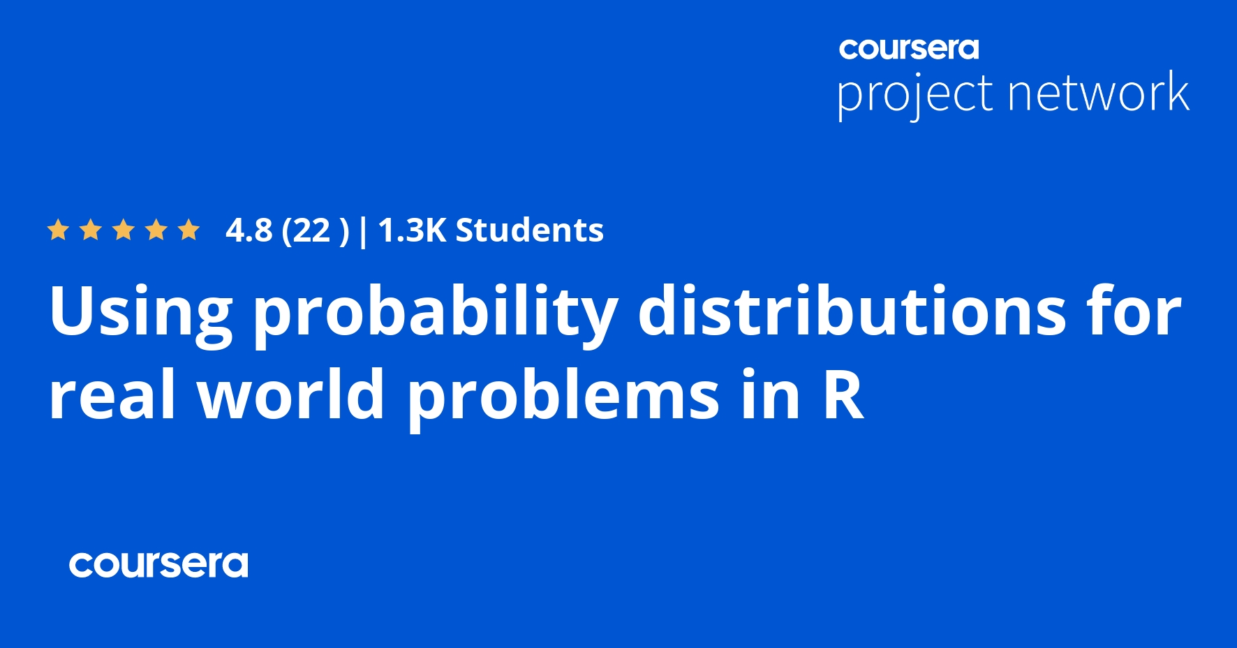 Using probability distributions for real world problems in R - Coursya