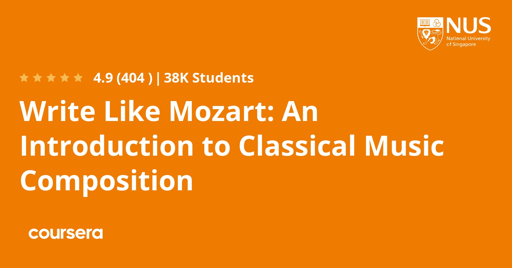 Write Like Mozart: An Introduction to Classical Music Composition - Coursya