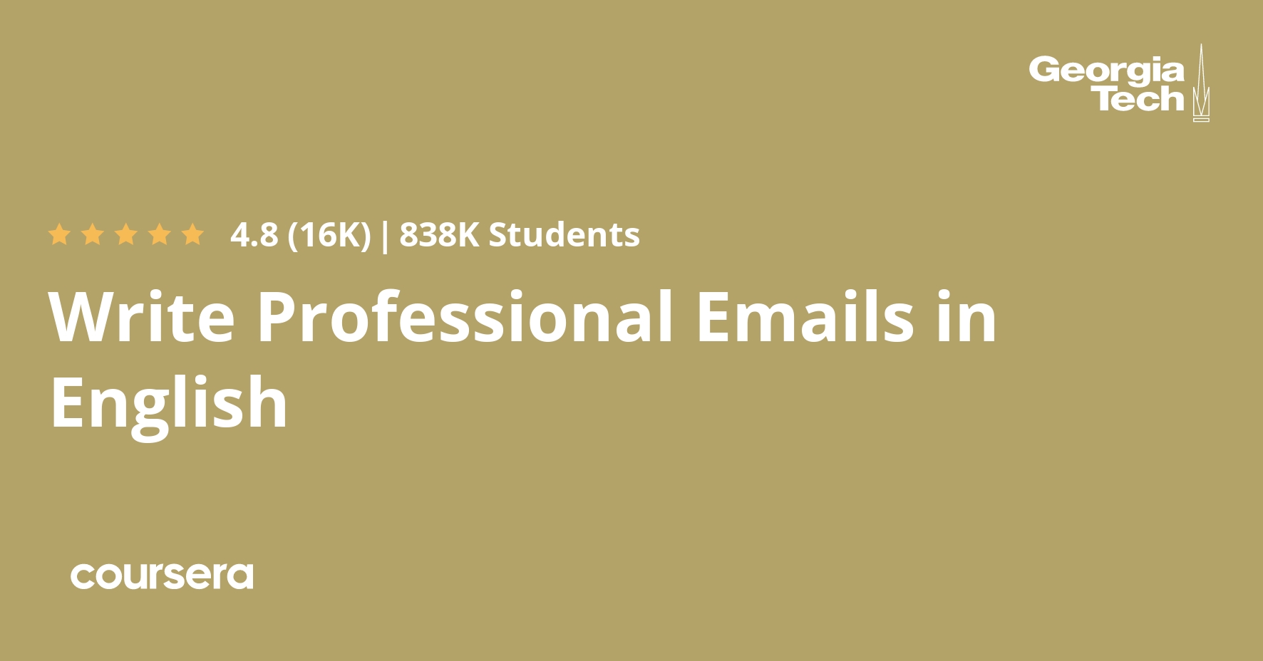 Write Professional Emails in English - Coursya