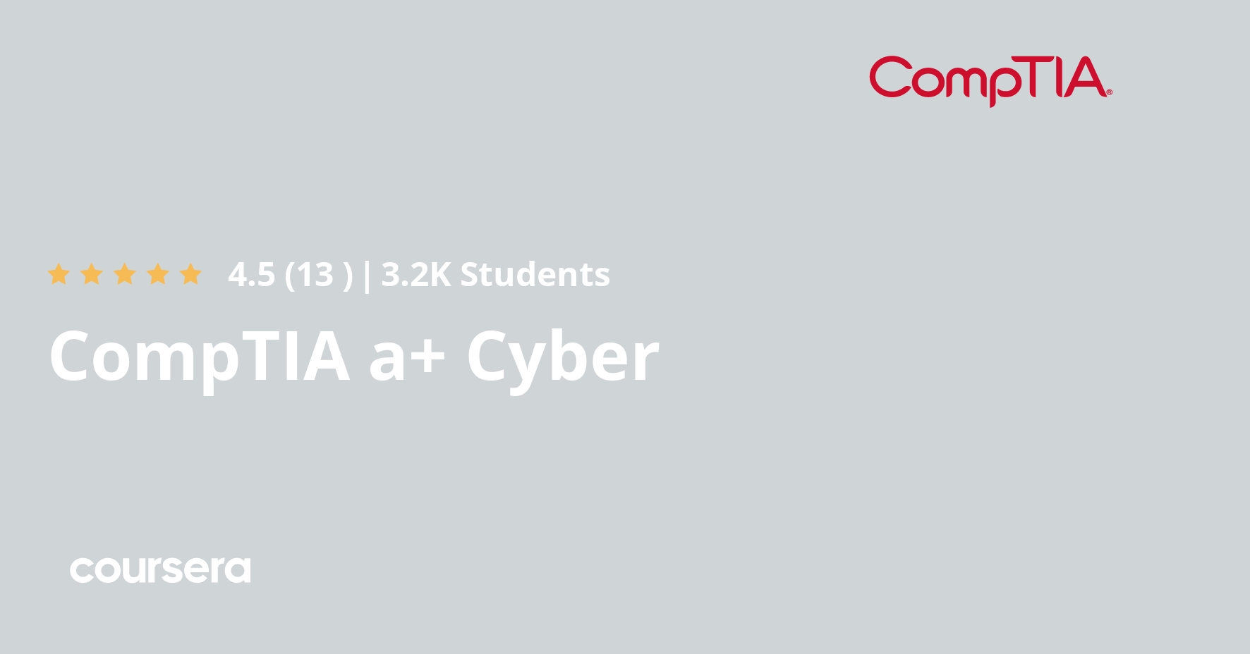 CompTIA a+ Cyber - Coursya