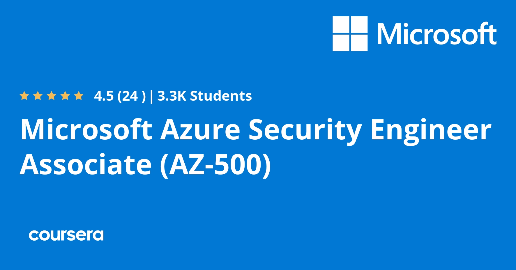 Microsoft Azure Security Engineer Associate (AZ-500) - Coursya