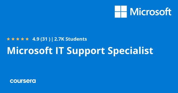 Microsoft IT Support Specialist - Coursya
