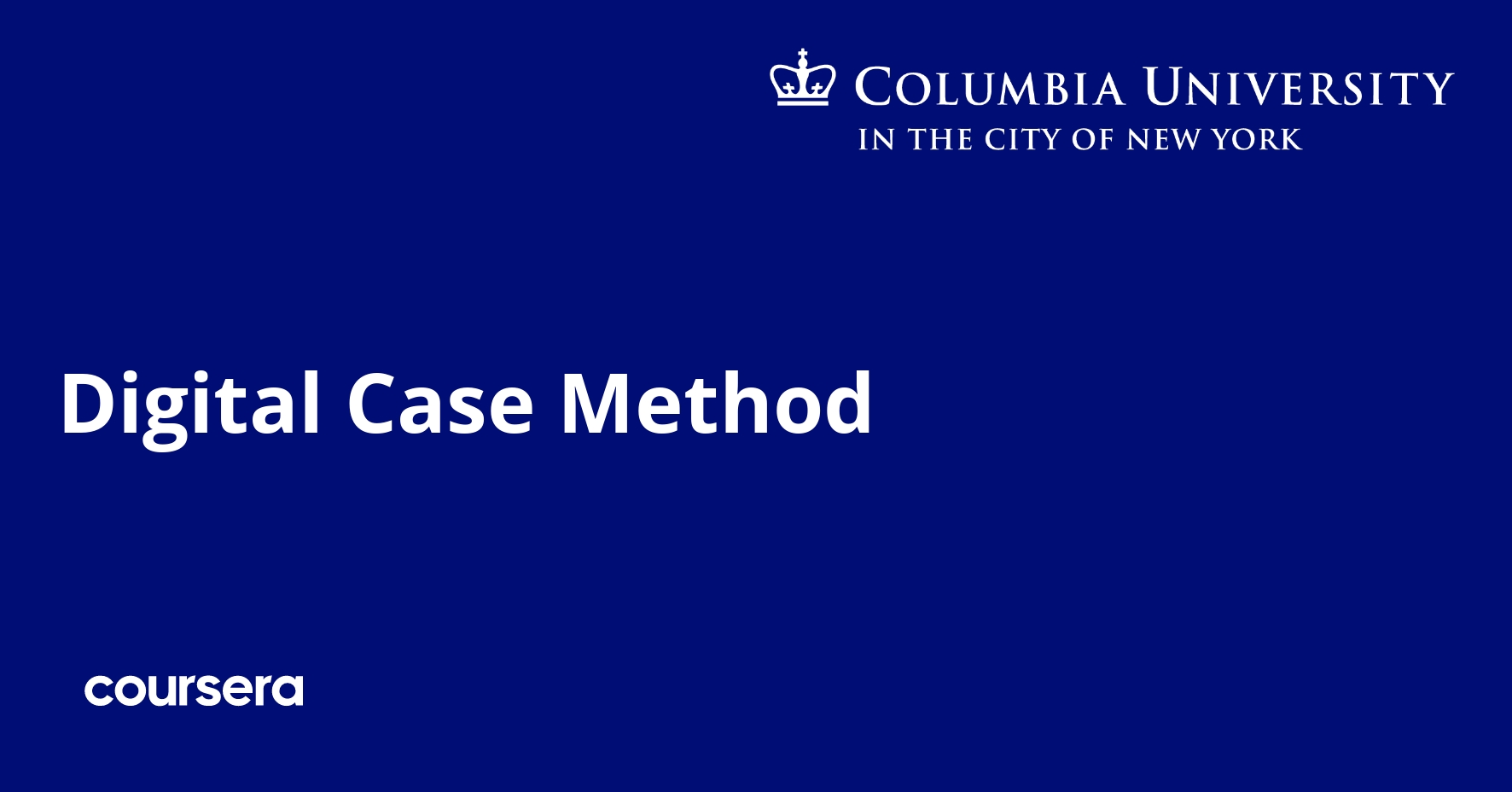 Digital Case Method - Coursya